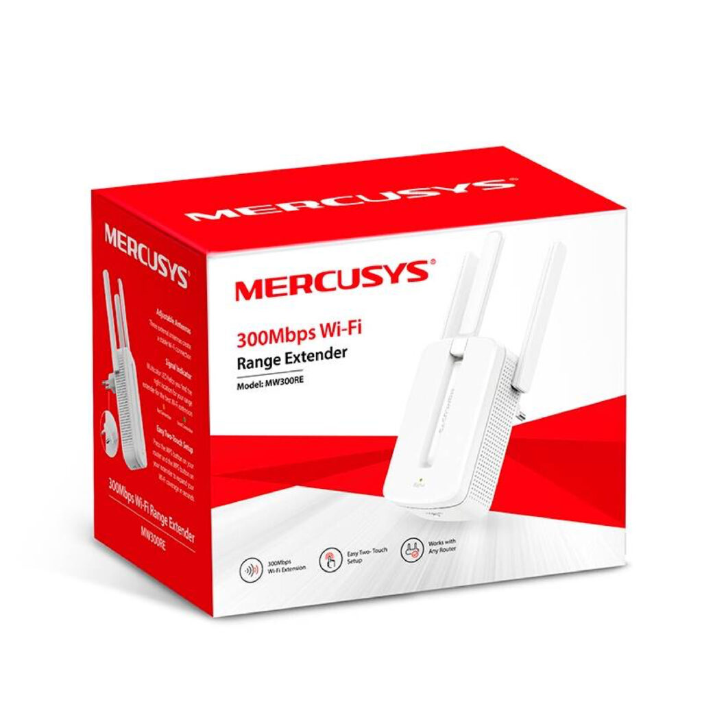 EXTENSOR DE RANGO WIFI MERCUSYS 300MBPS – IMPORTADORA JOHANNA